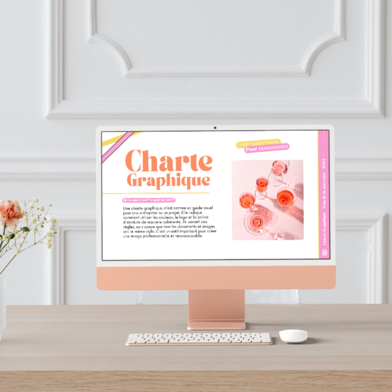 Charte graphique - Template Canva • graphismebymarie.fr